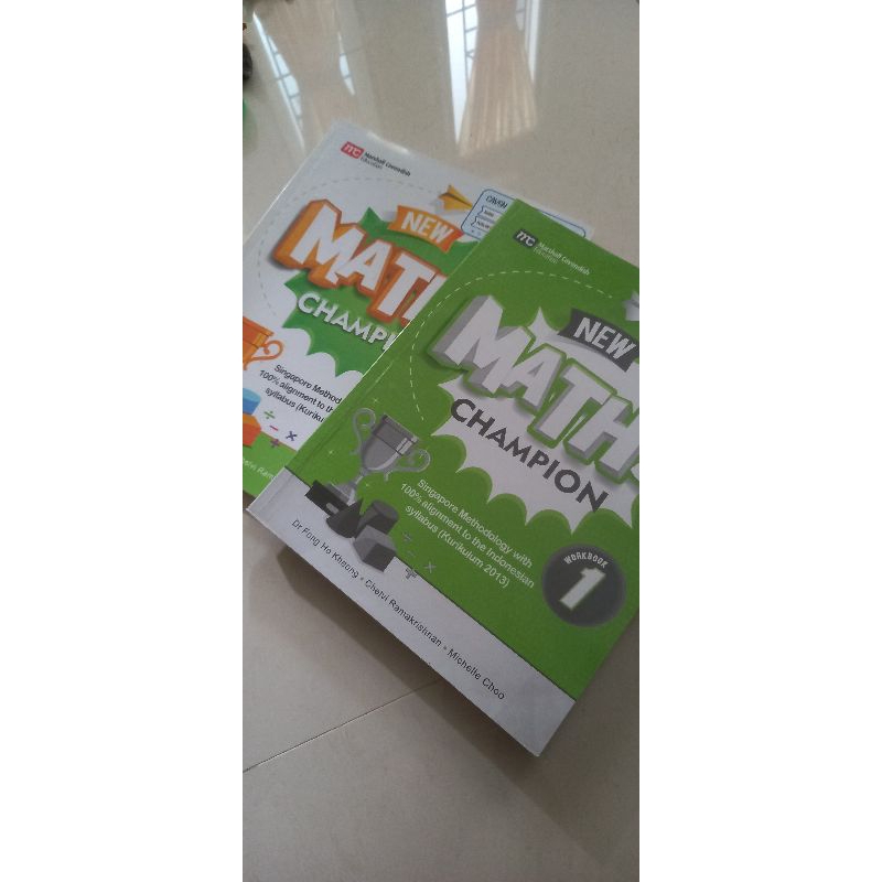 Jual bundling new maths champion textbook workbook | Shopee Indonesia