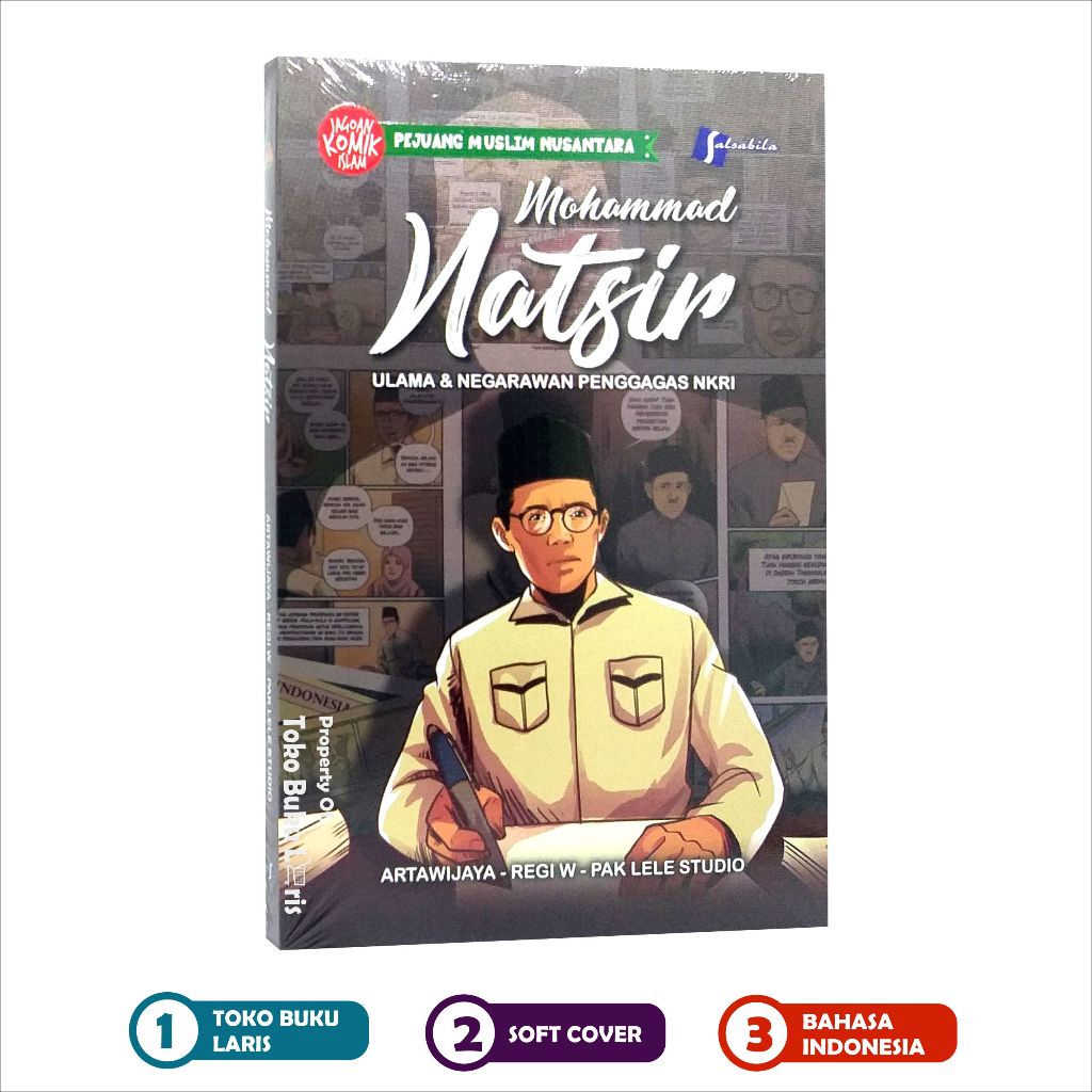 Jual Komik Mohammad Natsir Ulama dan Negarawan Penggagas NKRI Komik ...