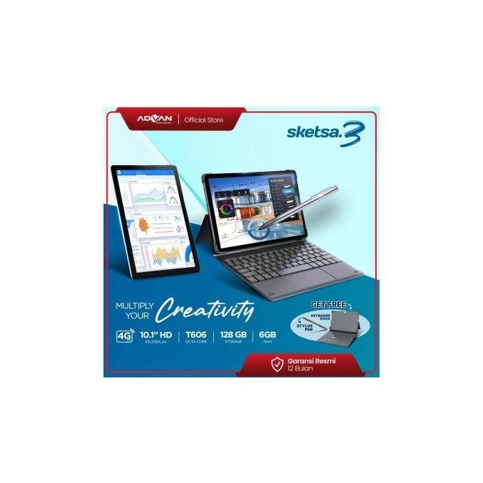 Jual Tablet Advan Sketsa 3 6GB/128GB 10" T606 Android 13 Garansi Resmi ...