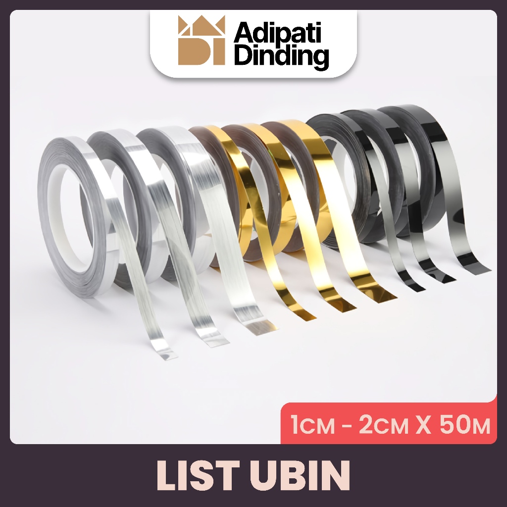 Jual Adipati Home Decoration - List 50 Meter Pergulungan List Silver ...