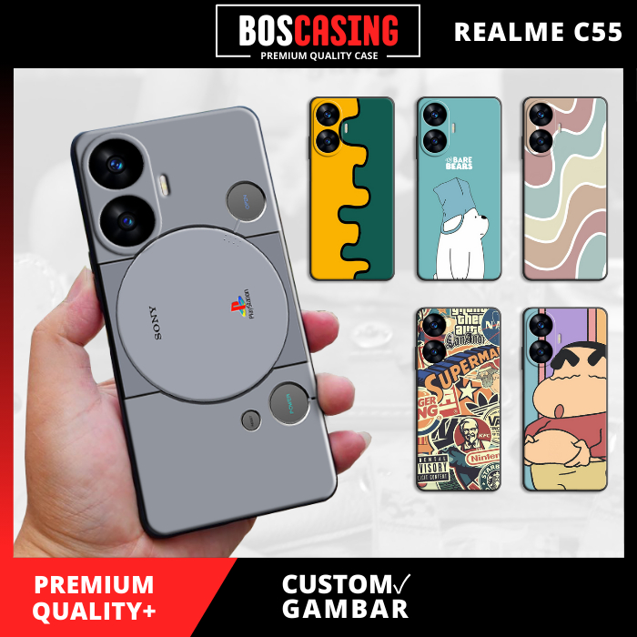 Jual BOSCASING - Premium Casing Case Softcase Realme C55 Aesthetic Lucu ...