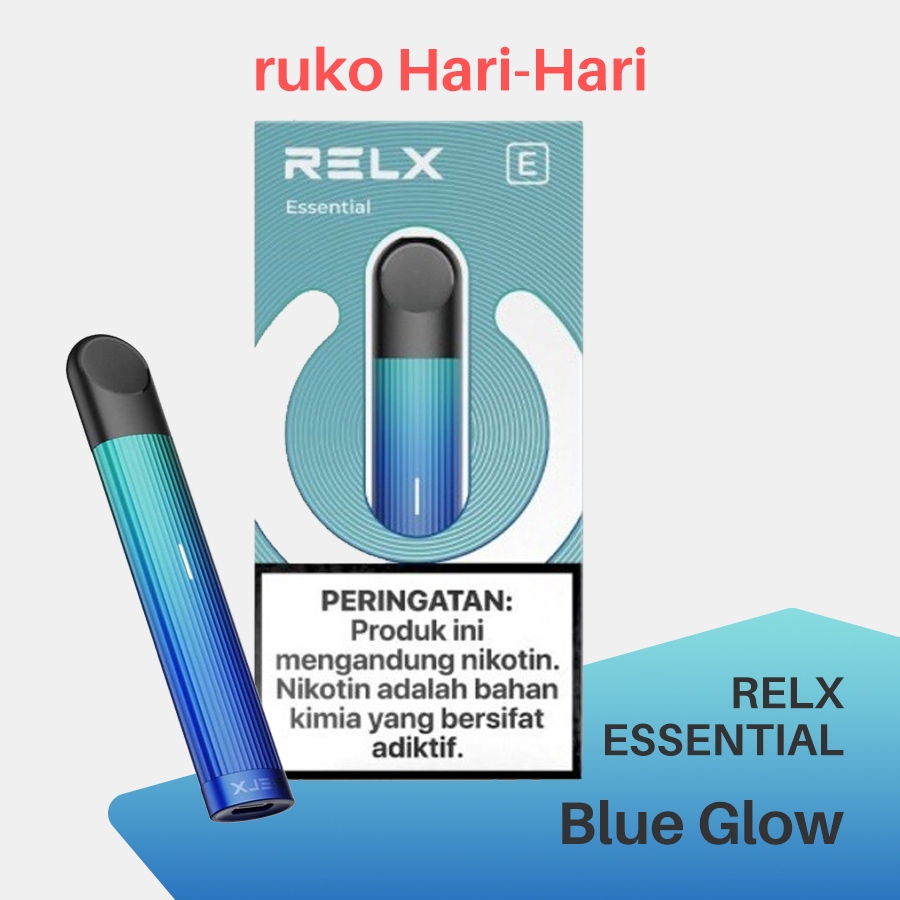 Jual BLUE GLOW - Vape Device RELX ESSENTIAL (warna Biru Gradasi ...