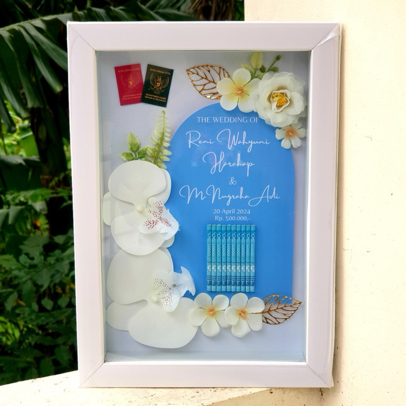 Jual MAHAR PERNIKAHAN BINGKAI SCRAPBOOK AKRILIK BINGKAI MAHAR UANG ...