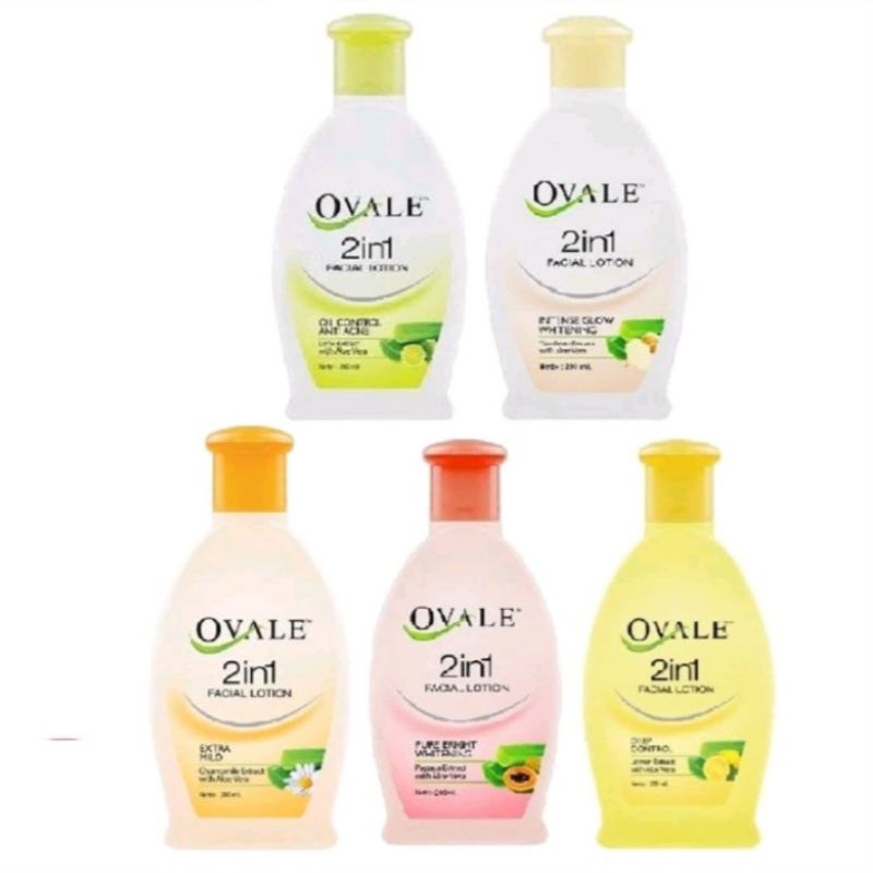 Jual Ovale Face Lotion 2in1 Intense Glow Whitening | Ovale Oil Control ...