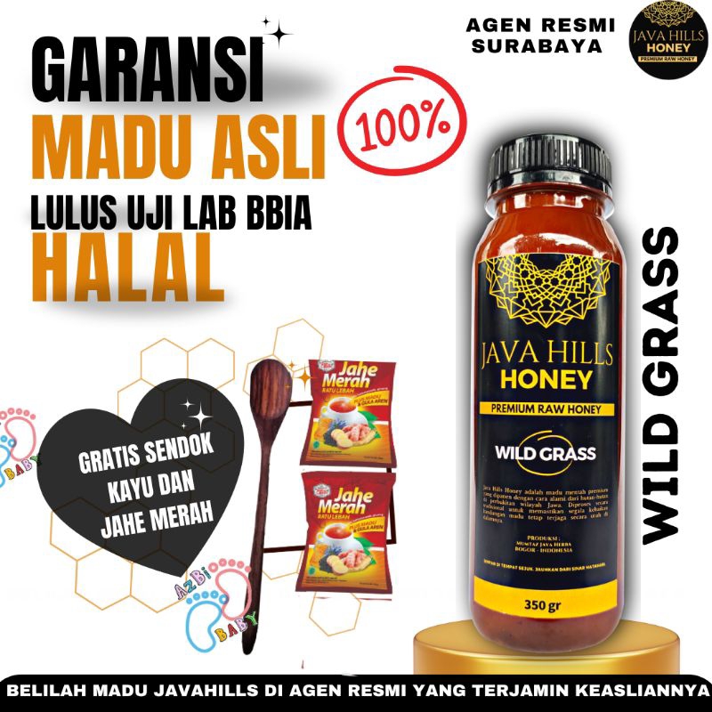 Jual MADU WILD GRASS JAVA HILLS HONEY ATASI GULA DARAH JANTUNG ASAM ...