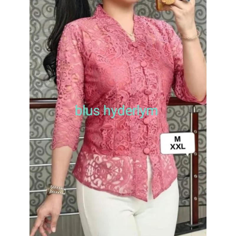 Jual HYDERLYM Blus wanita Terbaru/ blus Kartini model baru/kebaya ...