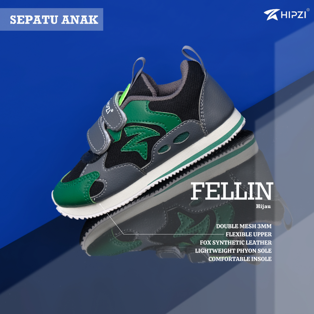 Jual HIPZI - Sepatu Anak Sneaker Laki Laki & Perempuan Sekolah SD TK ...
