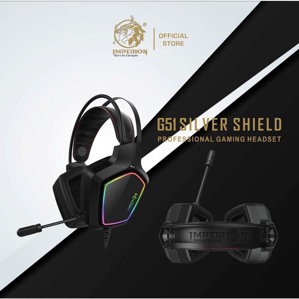 Jual Headset Gaming Imperion HS-G51 Silver Shield | Shopee Indonesia