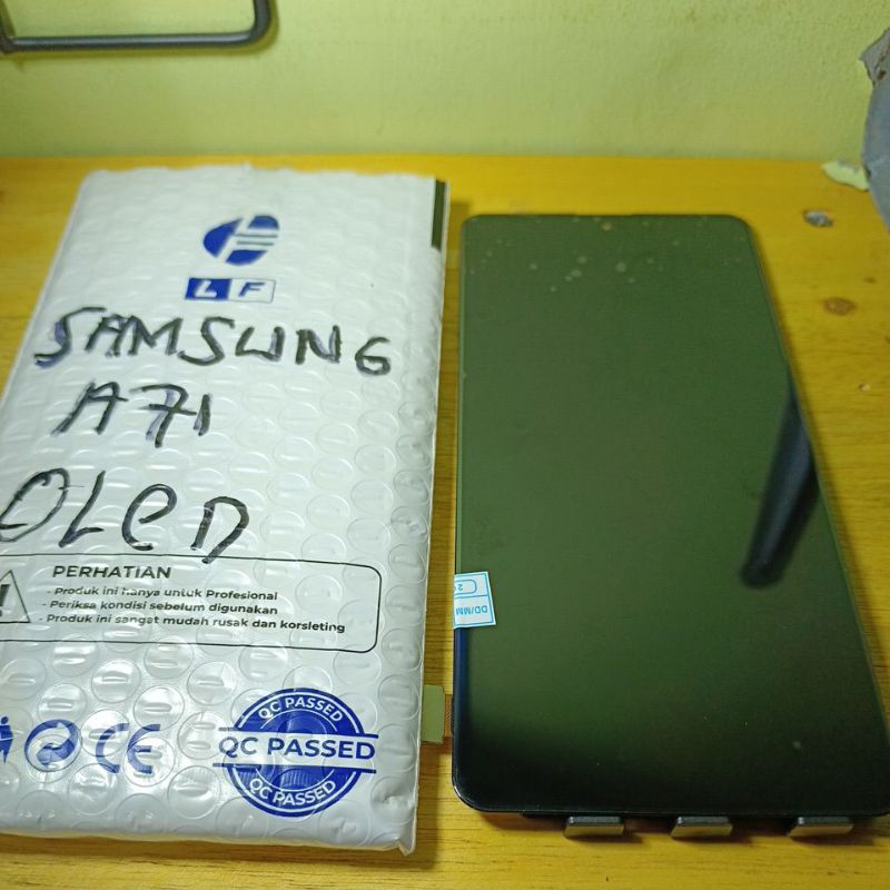 Jual LCD SAMSUNG A71 FULL SET KUALITAS OLED FINGERPRINT ON | Shopee ...