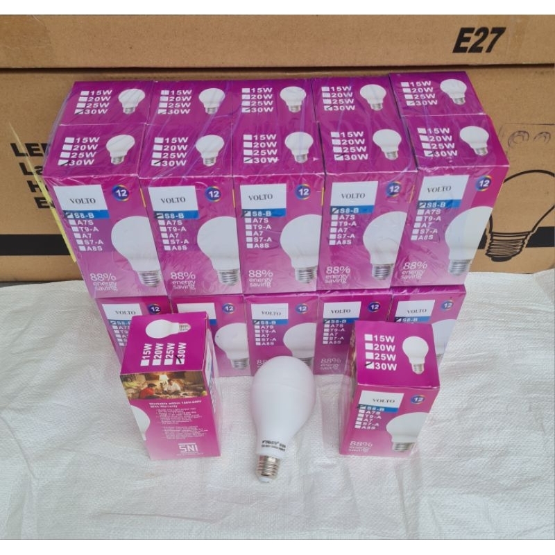 Jual LAMPU LED BULAT BOHLAM 30 WATT HEMAT ENERGI 88% AVERA | Shopee Indonesia