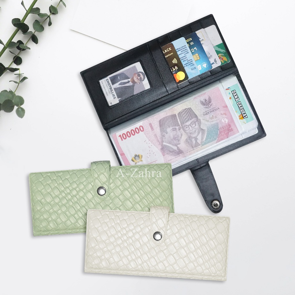 Jual A-ZAHRA 086 DOMPET KANCING PANJANG TIKAR / DOMPET KEUANGAN PANJANG ...