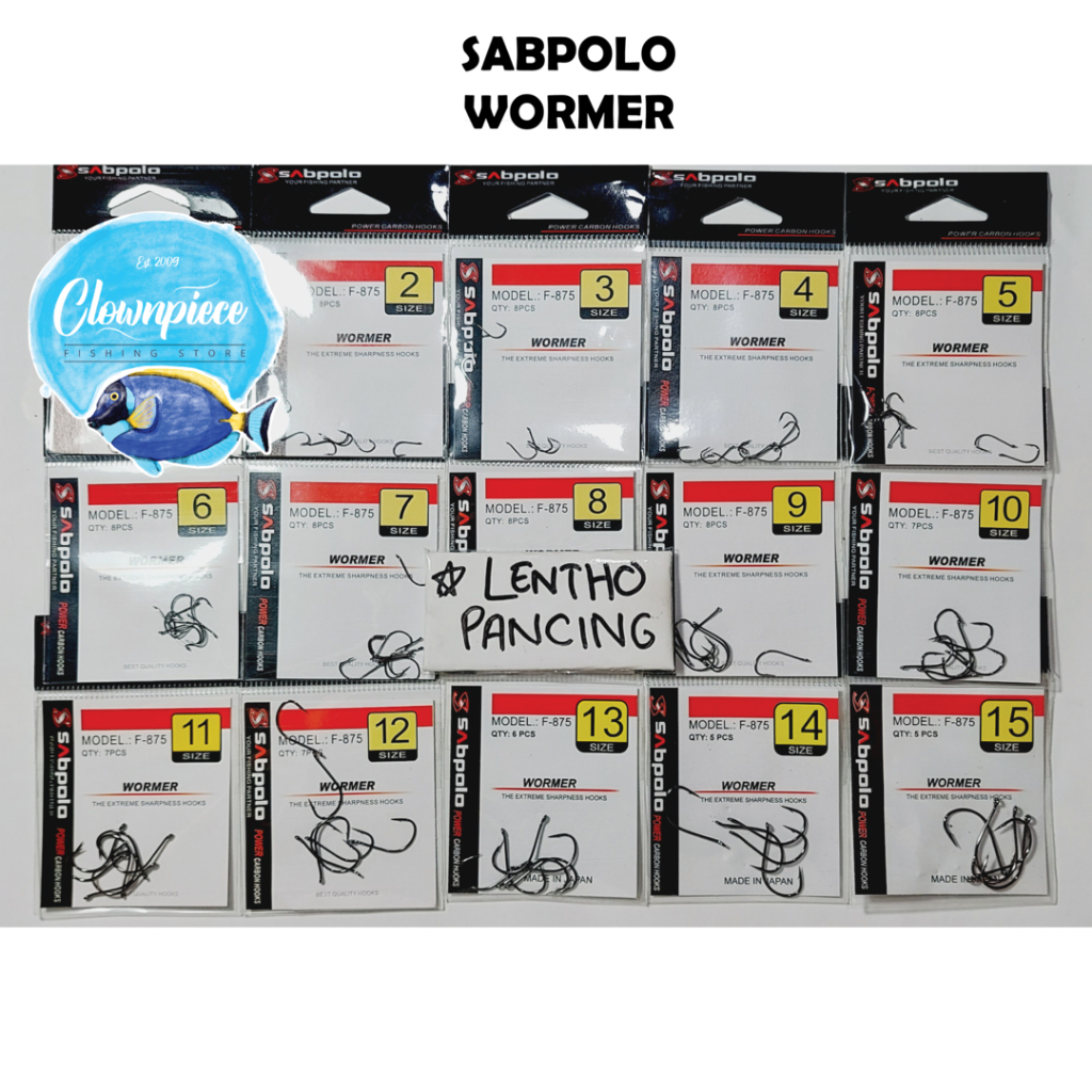 Jual Mata Kail Pancing Sabpolo Wormer / Mata Kail Sabpolo Wormer / Mata ...