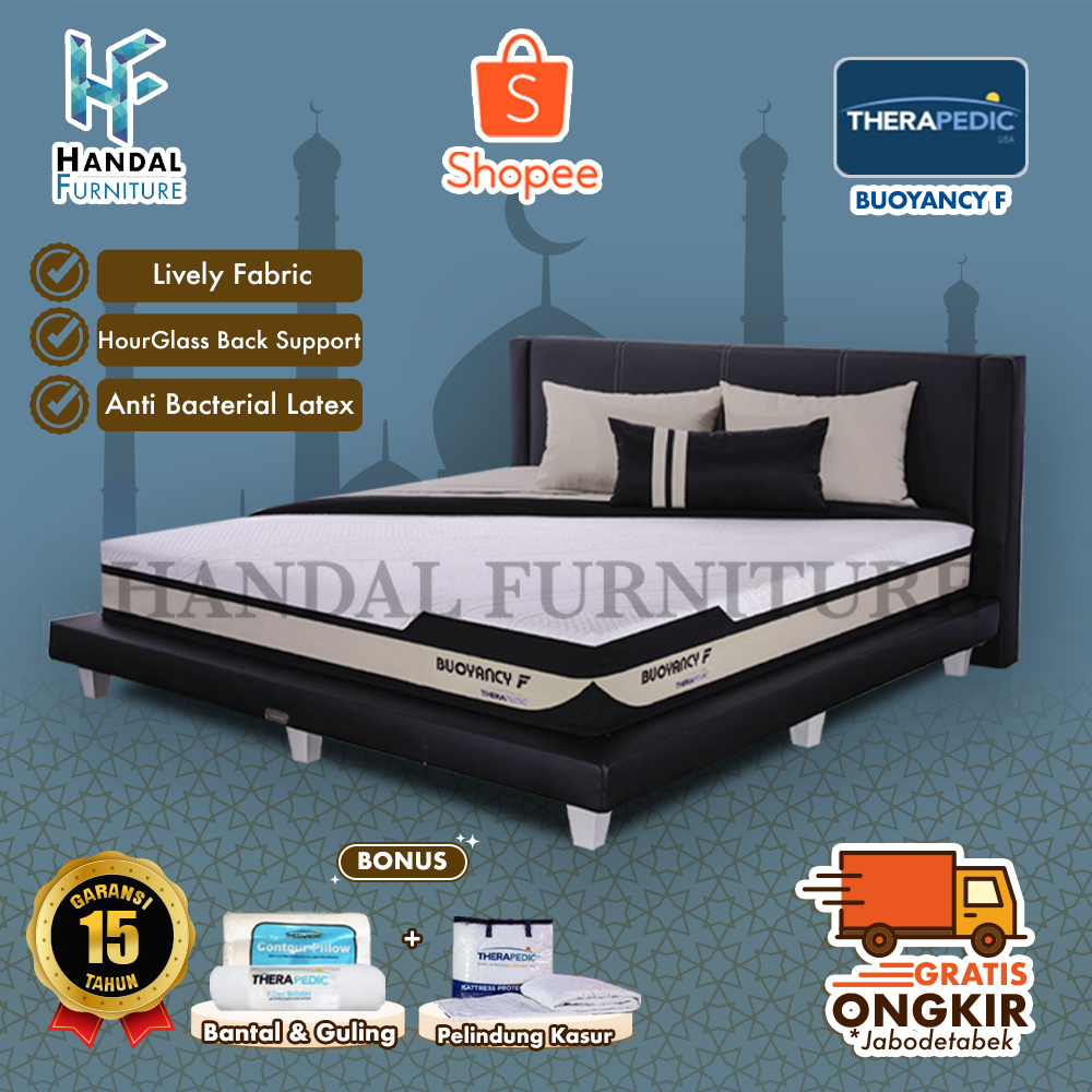 Jual Therapedic Set Kasur Spring Bed Buoyancy F | Shopee Indonesia