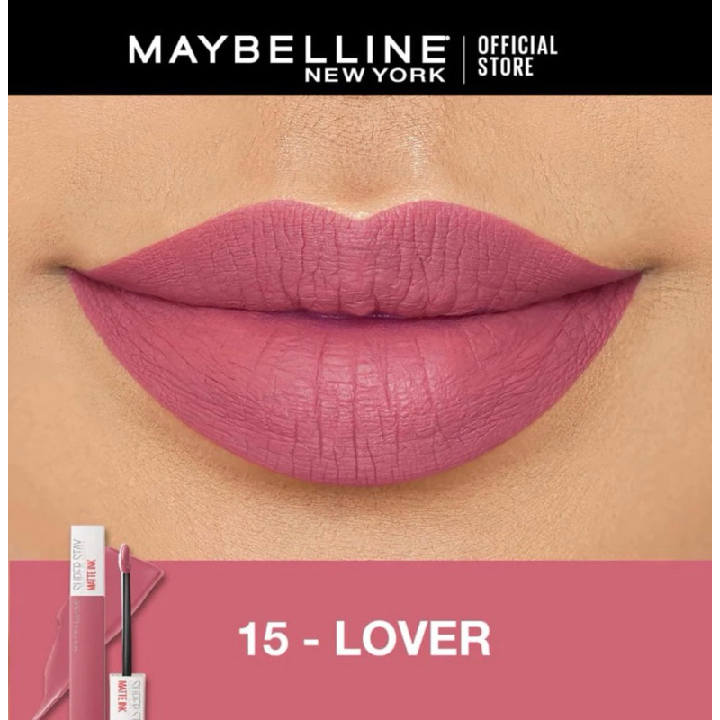 Jual Maybelline SuperStay Matte Ink 100 ORIGINAL 15 Lover Shopee Indonesia