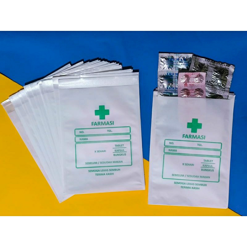 Jual kertas kantong obat umum isi 100pcs | Shopee Indonesia