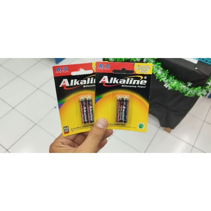 Jual BATERAI ABC ALKALINE A3 LR-03/ BATERAI KUAT DAN TAHAN LAMA ...