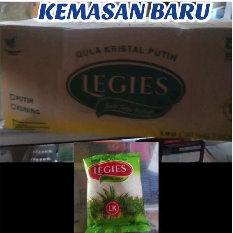 Jual Gula Legies varian S-1000 isi 15, S-500 isi 30, S-250 isi 60 pcs ...