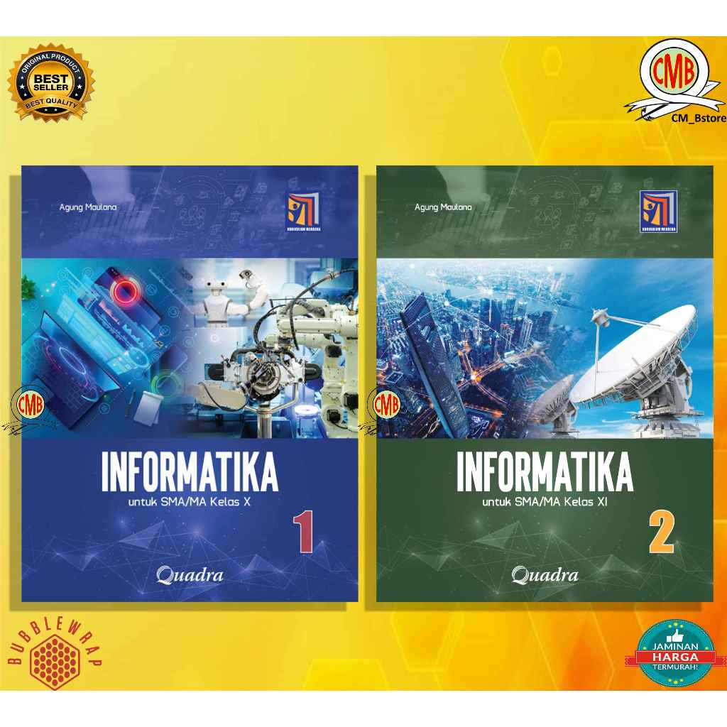 Jual [Penerbit Quadra] Informatika kela 10 & 11 Kurikulum merdeka ...