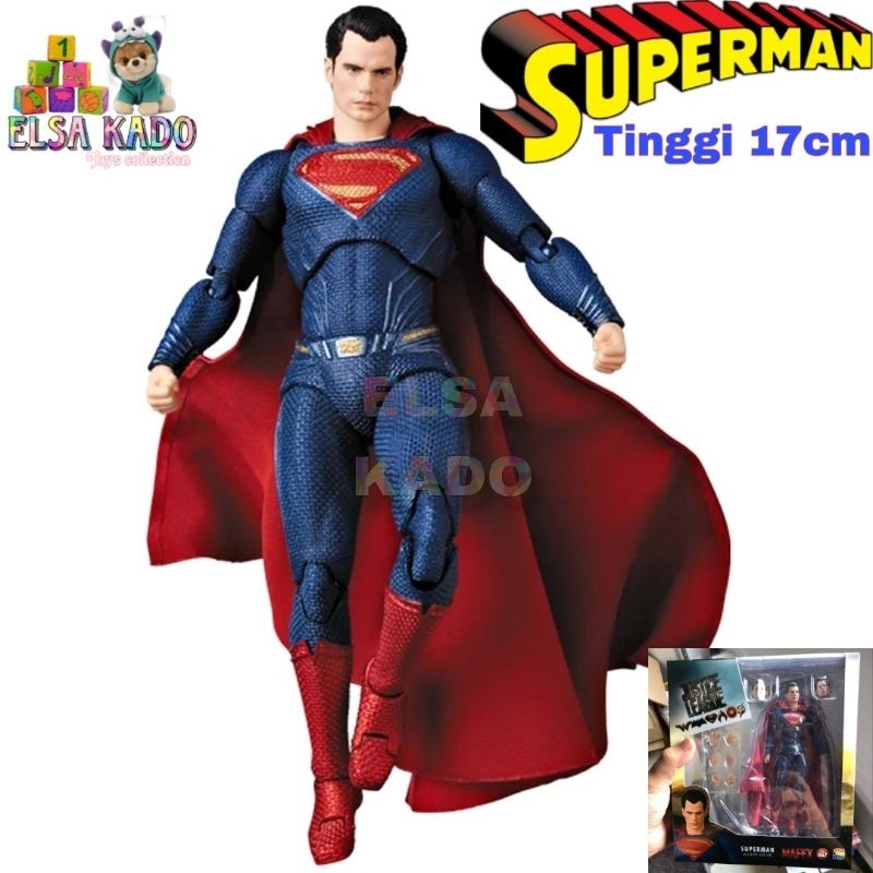 Jual Mafex Superman Justice League Action Figure 057 | Shopee Indonesia