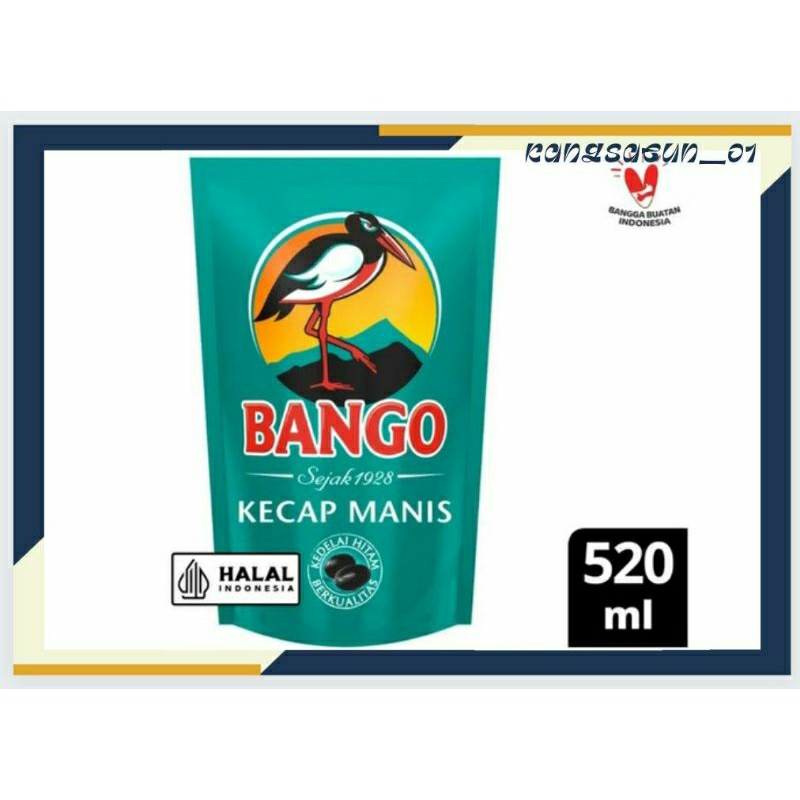 Jual Kecap Bango 520ml / Kecap Manis Bango 720g | Shopee Indonesia