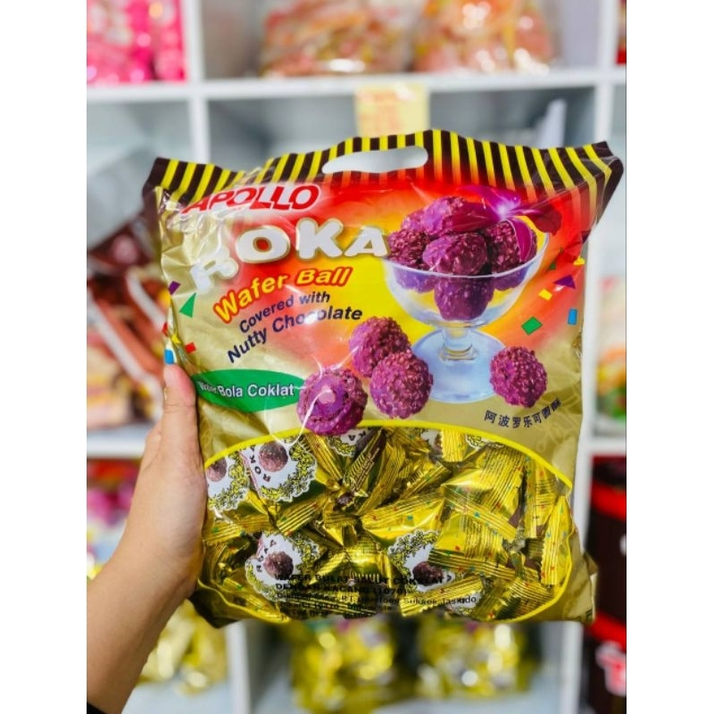 Jual Apollo Roka Chocolate Ball isi 50 pcs | Shopee Indonesia
