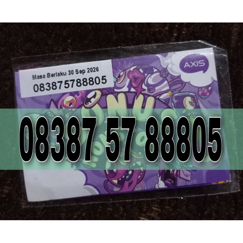 Jual Nomor cantik kartu Axis Angka Rapi Hoki 57 Boss Nomor cantik kartu ...