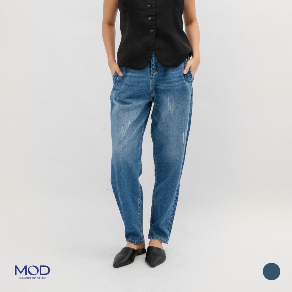 Jual MOD Studio | Maya Relaxed Mom Celana Jeans - Highwaist jeans ...