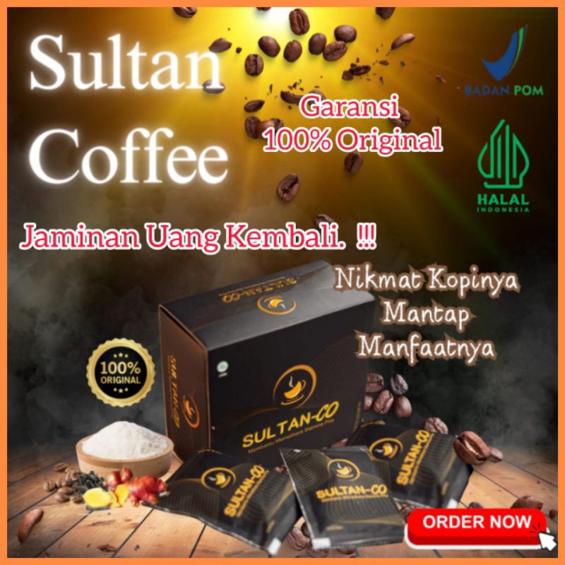Jual [𝐆𝐀𝐑𝐀𝐍𝐒𝐈 𝐎𝐑𝐈] Kopi Sultan Co Original Harga Per Box - Coffe Sultan Co Asli Original ...