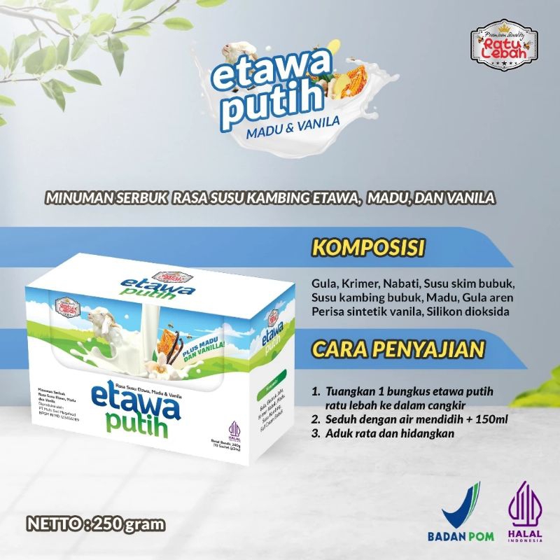 Jual ETAWA Susu Kambing Etamilku +Propolis Original 200gr isi 10 Sachet ...