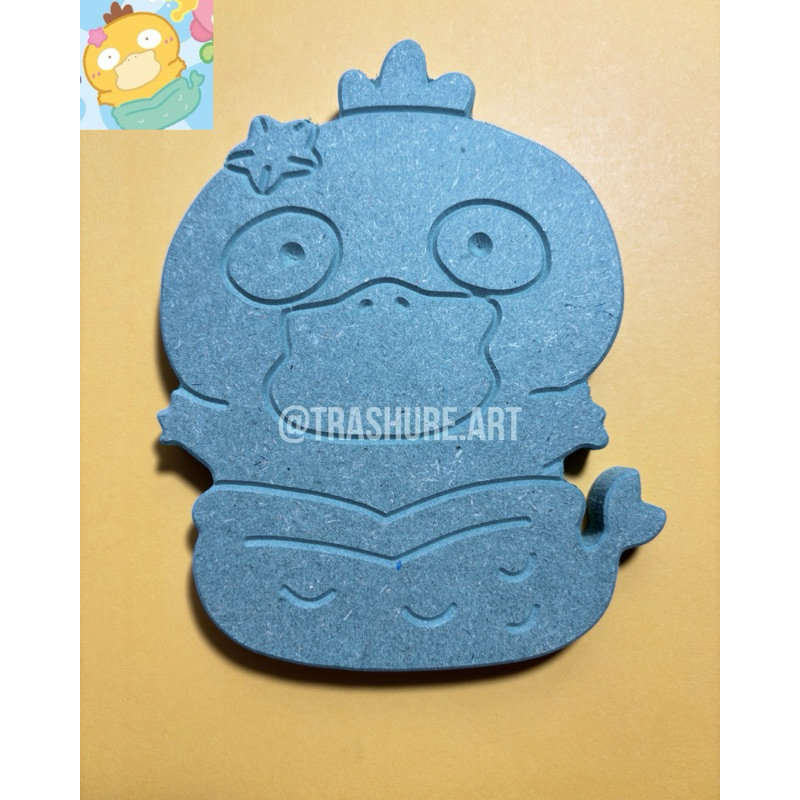 Jual Pokemon Psyduck Mermaid DIY Character Painting Melukis Mewarnai ...