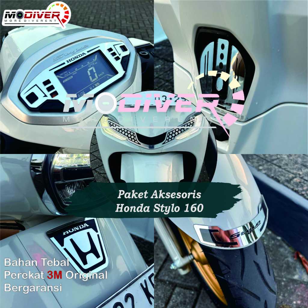 Jual HONDA STYLO 160 - Paket Aksesoris Variasi Motor Garnish Cover ...