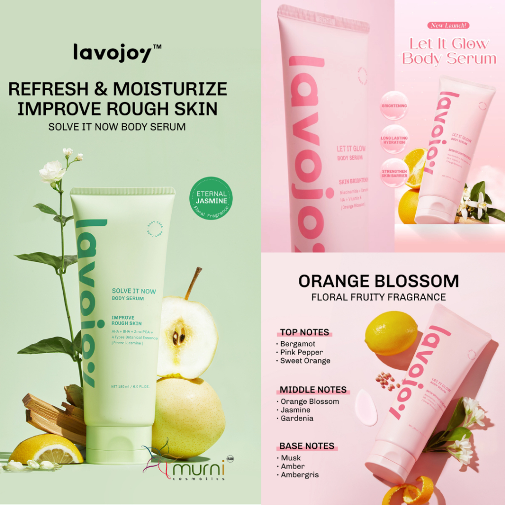 Jual LVJ LAVOJOY BODY SERIES | BODY SERUM & BODY WASH LET IT GLOW ...