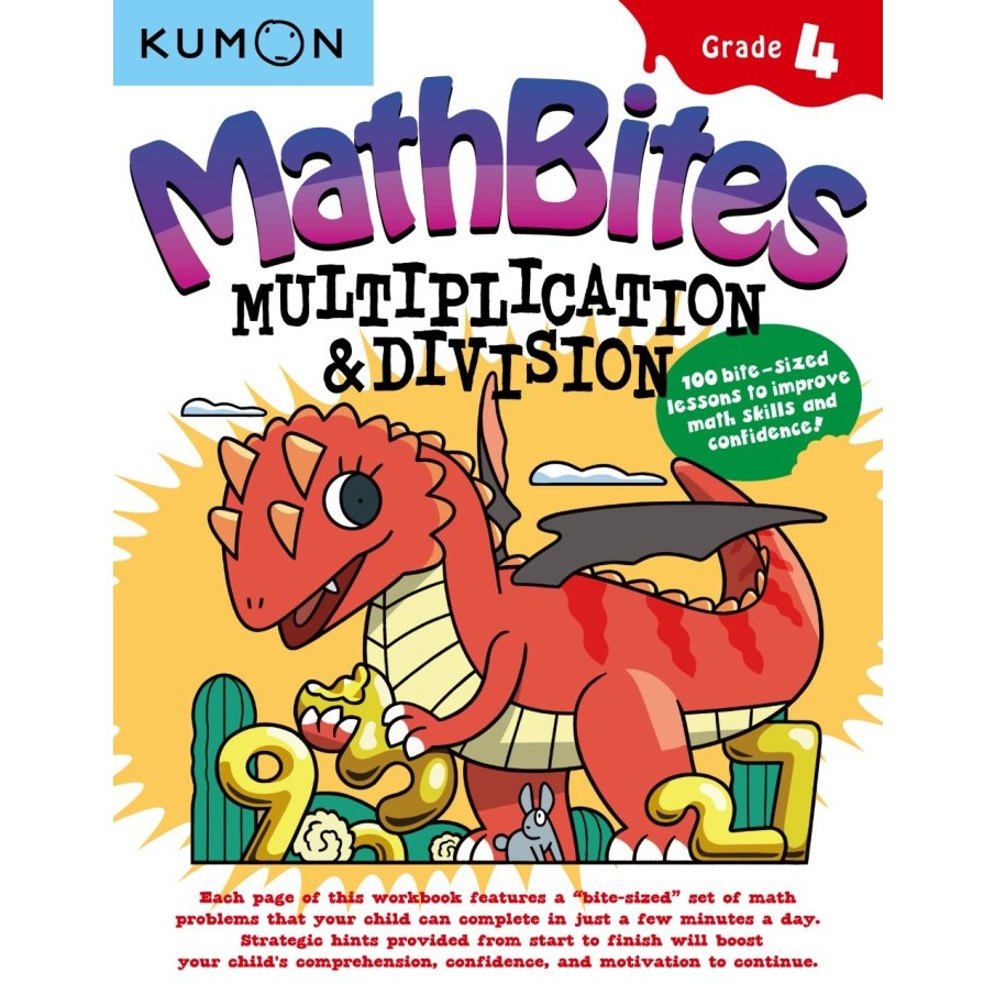 Jual Kumon - MathBites: Grade 4 Multiplication & Division | Shopee ...