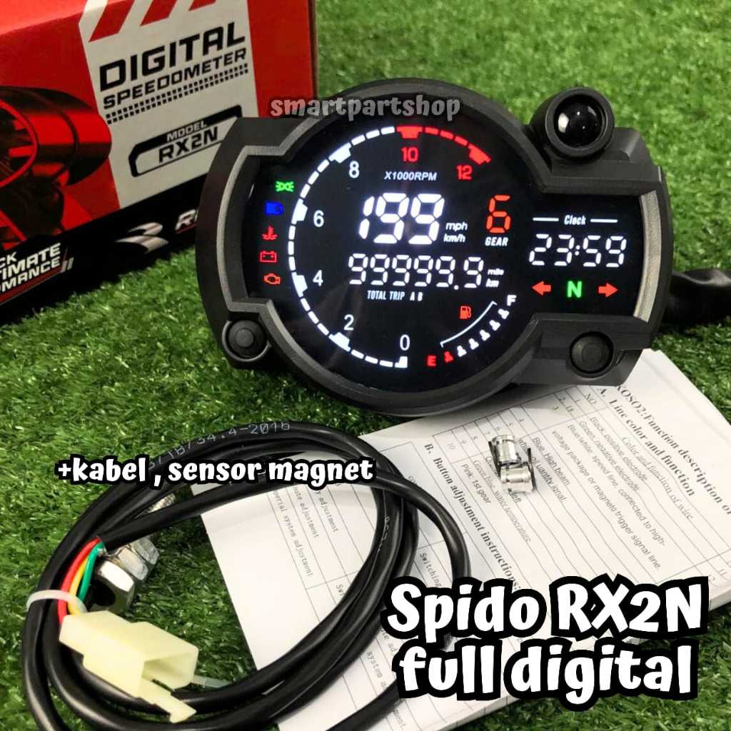 Jual Speedometer koso RX2N Spidometer koso Rx2n digital Spido Koso Rx2N Digital CB Spido ...