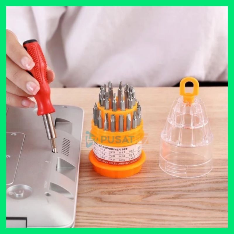 Jual obeng set 31in1 multifungsi obeng set magnetic obeng hp full set obeng lengkap 1 set ...