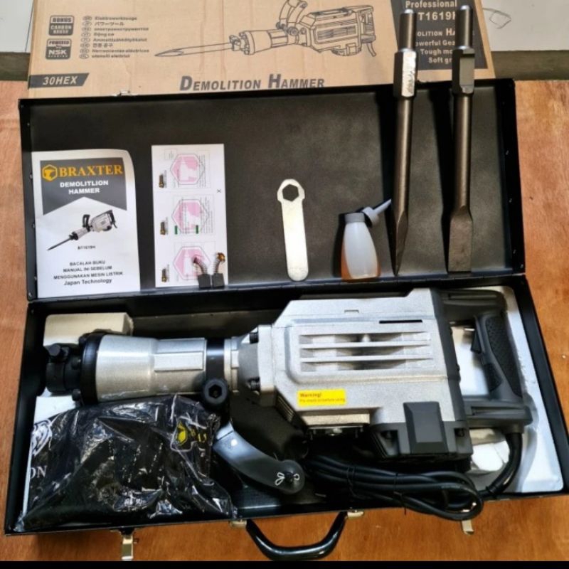 Jual MESIN BOR BOBOK BETON JACK HAMMER DRILL DEMOLITION HAMMER BRAXTER ...
