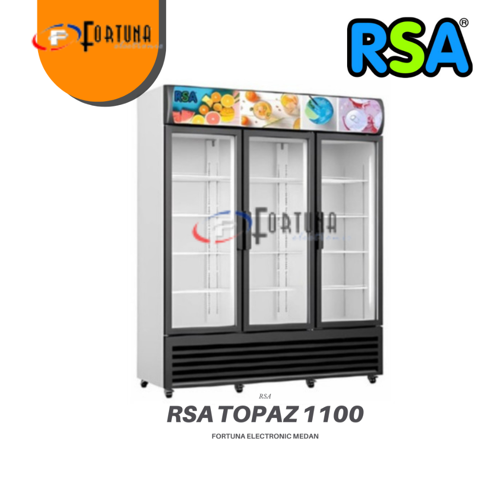 Jual SHOWCASE RSA 3 PINTU TOPAZ 1100 1065 LITER 12 RAK (MEDAN) | Shopee ...