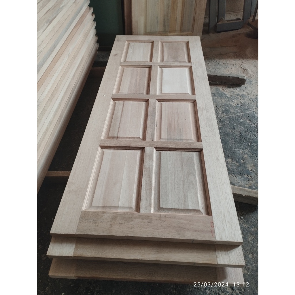 Jual Pintu Kayu Solid Klasik Petak 8 model Merk Samudra Door "Pintu ...