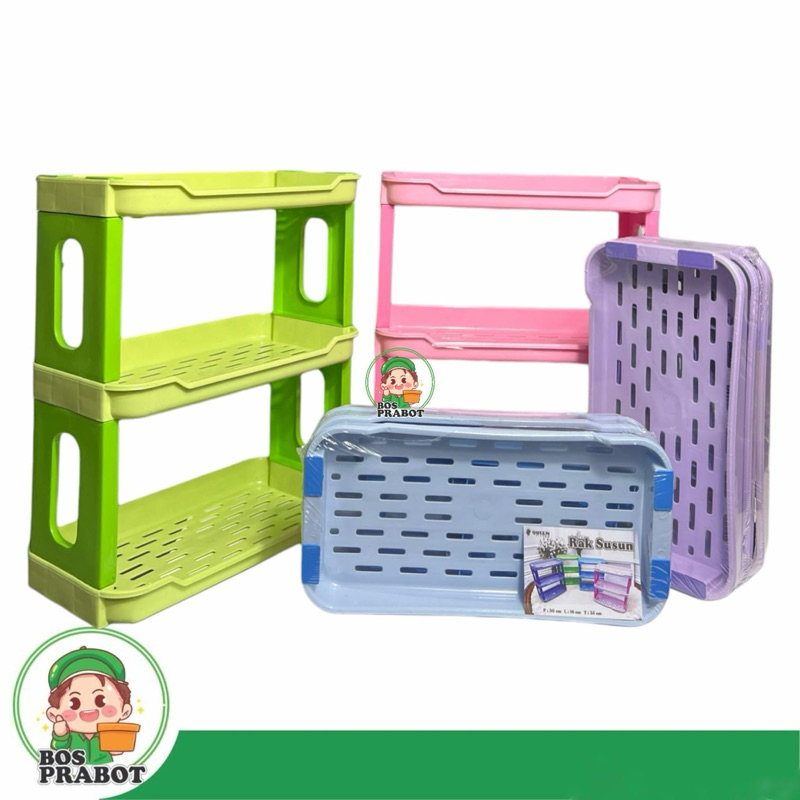 Jual RAK PLASTIK 3 SUSUN SERBAGUNA | Shopee Indonesia