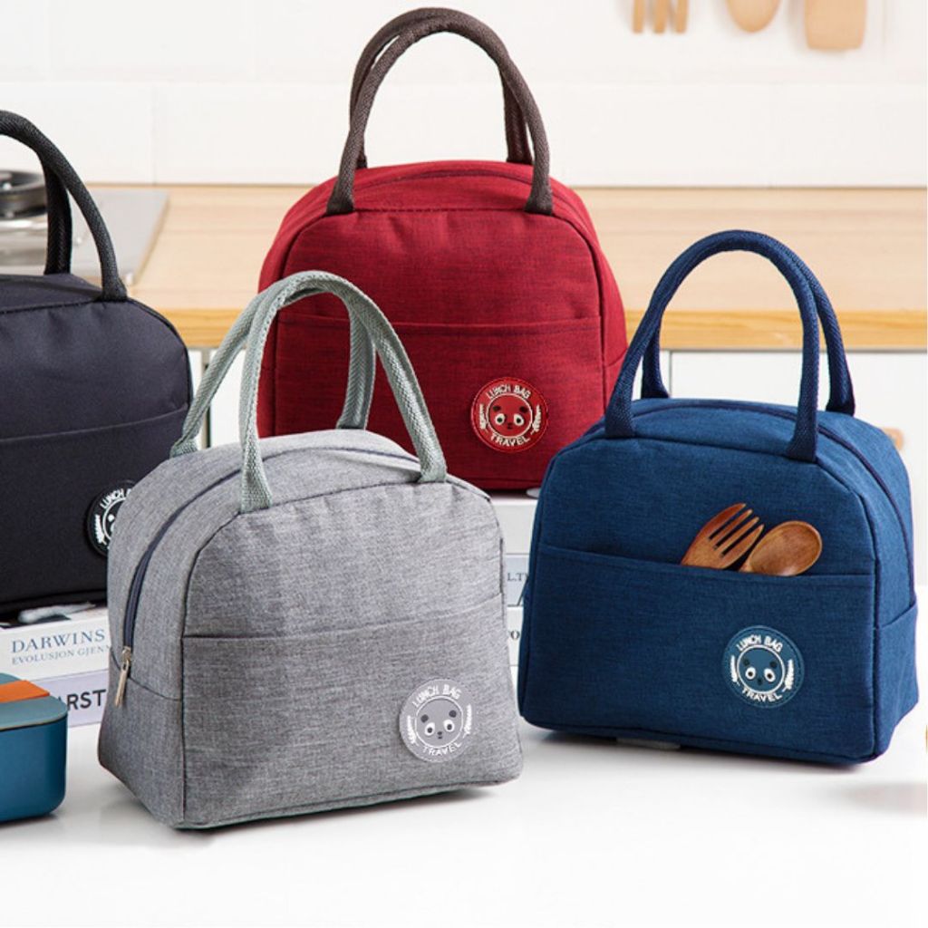 Jual Tas Bekal Insulated Tas Lunch Box Lunch Bag Tas Tempat Makanan ...