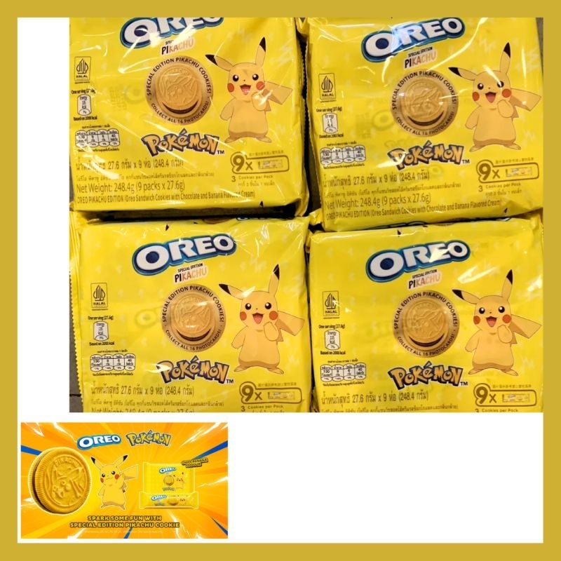 Jual Oreo Pokemon / Oreo Pikachu Limited edition | Shopee Indonesia