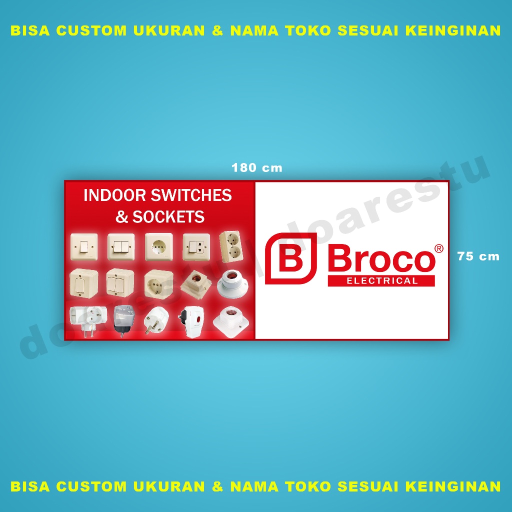 Jual Spanduk Brand Toko Bangunan Nippon Paint , Rucika, Semen Gresik ...