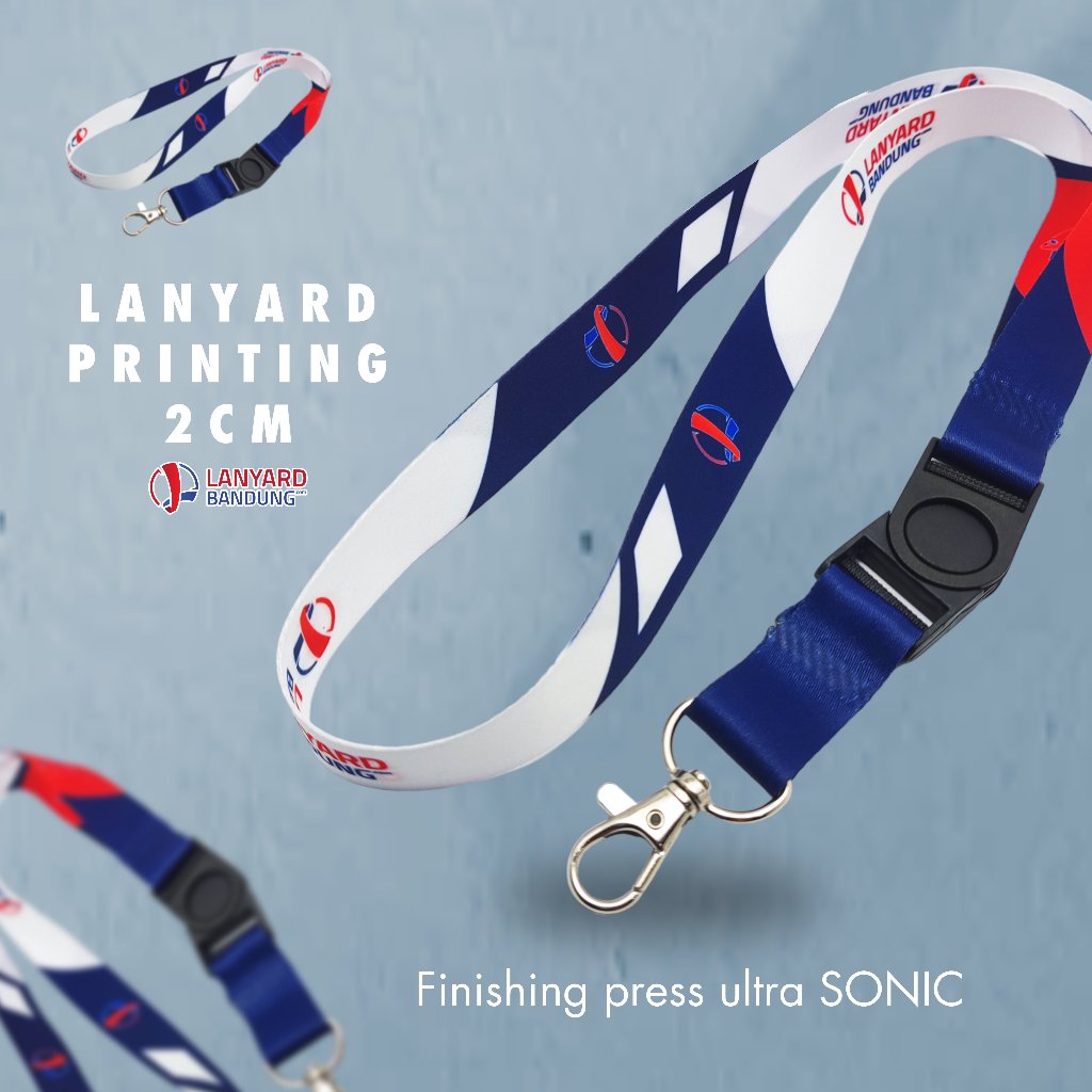 Jual BISA SATUAN Cetak Tali Lanyard Custom Desain Sublim Printing 2 ...