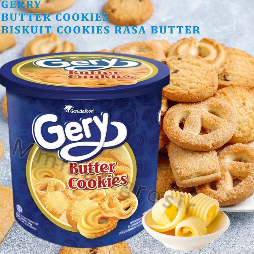 Jual Gerry / Biskuit Butter Cookies / Biskuit Cookies Aroma Butter ...