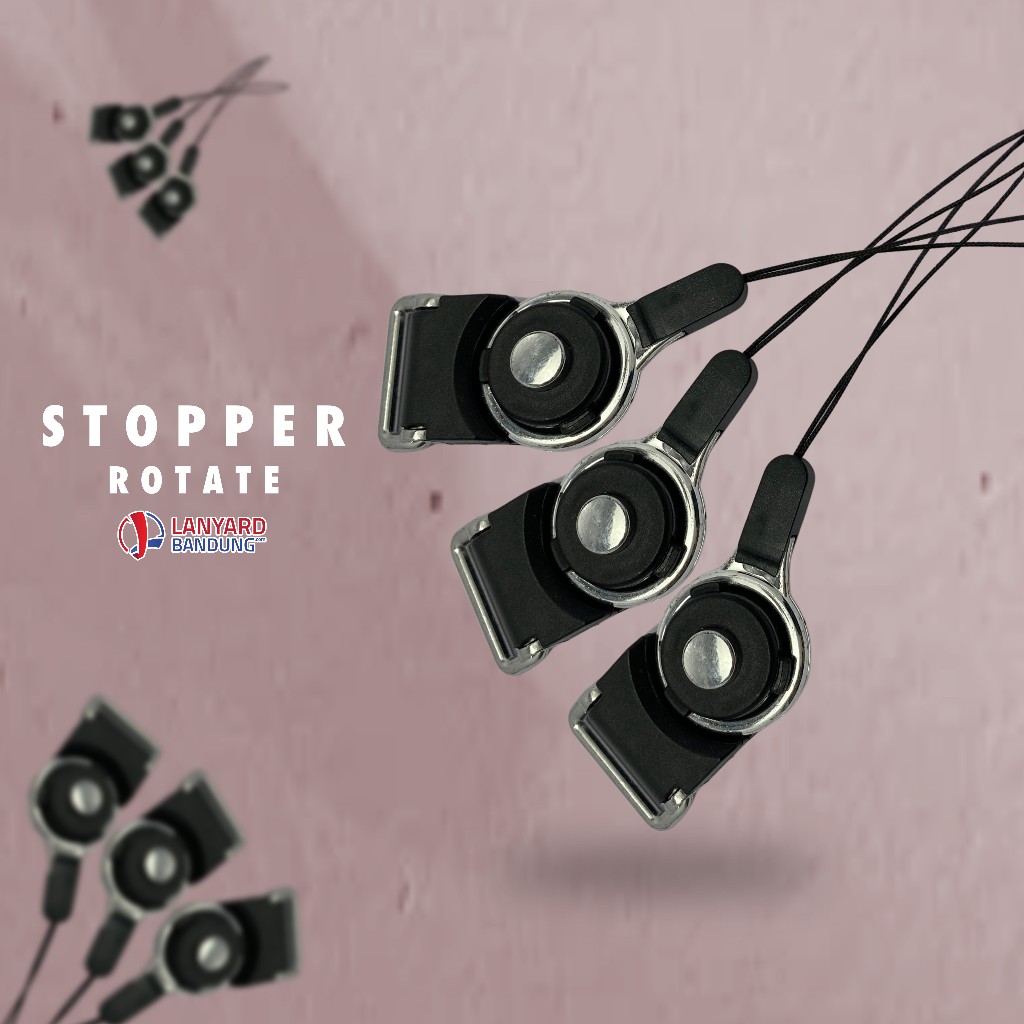 Jual STOPER ROTATE strap HP 2cm stopper putar lanyard stoper card ...