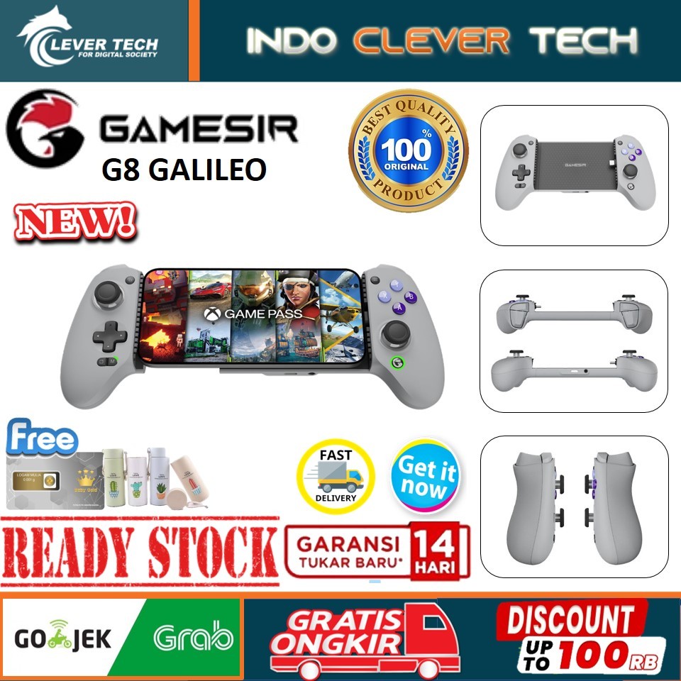 Jual GameSir G8 Galileo Type C Gamepad Hall Effect Mobile Gaming Controller Stick for Smartphone ...