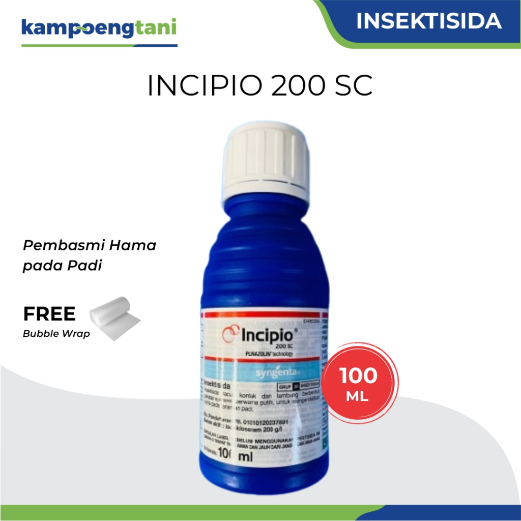 Jual Insektisida Incipio 200 SC 100 ml Pembasmi Hama Ulat Kutu Tanaman ...