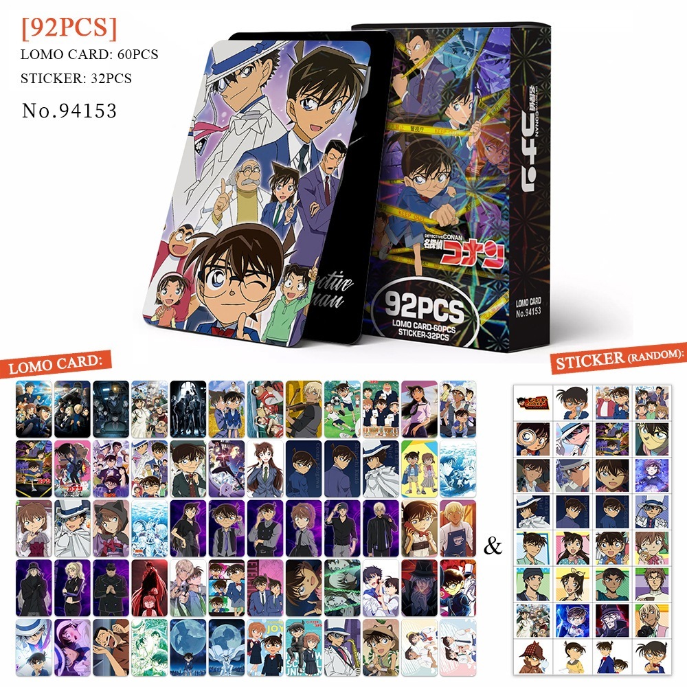Jual [92Pcs] Pack Photocard Detective Conan Lomo Card Photo Card Kpop ...