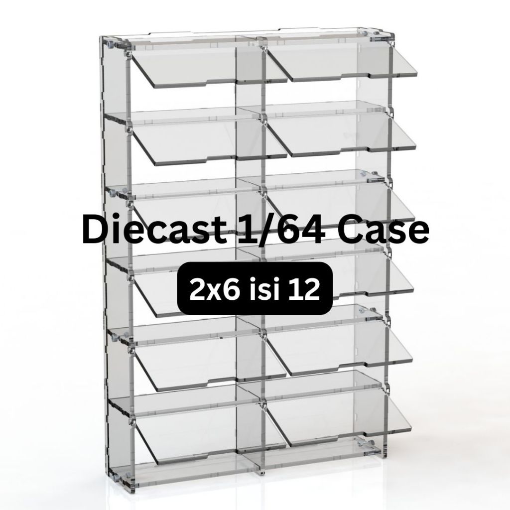 Jual Rak Display Akrilik MiniGT Diecast 2x6 isi 12 Mobil | Shopee Indonesia