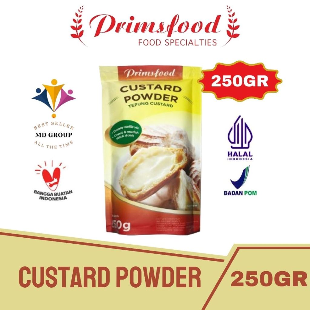 Jual Custard Powder Primsfood / Vla Instant Primsfood (250 gr) | Shopee ...